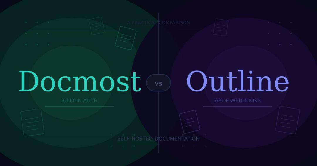 Docmost vs Outline: A Practical Comparison for Self-Hosted ...